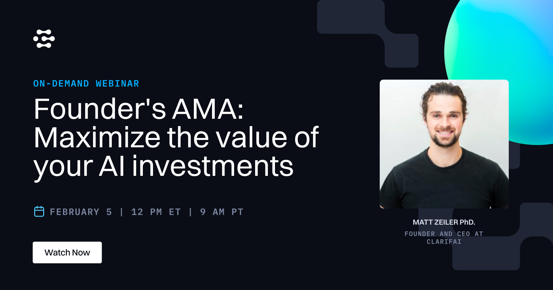 Webinar- Founder's AMA: Maximize the value of your AI investments