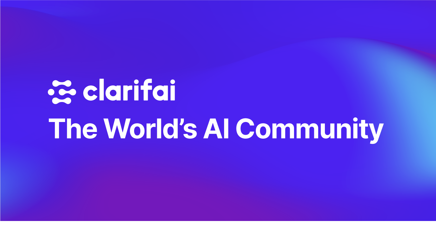 Press Release | Clarifai Announces Launch Of Clarifai Community