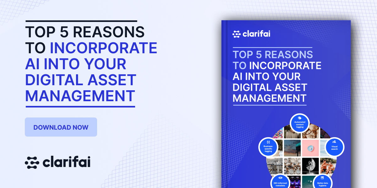 E-Book: Top Five Reasons to Build AI into Your DAM