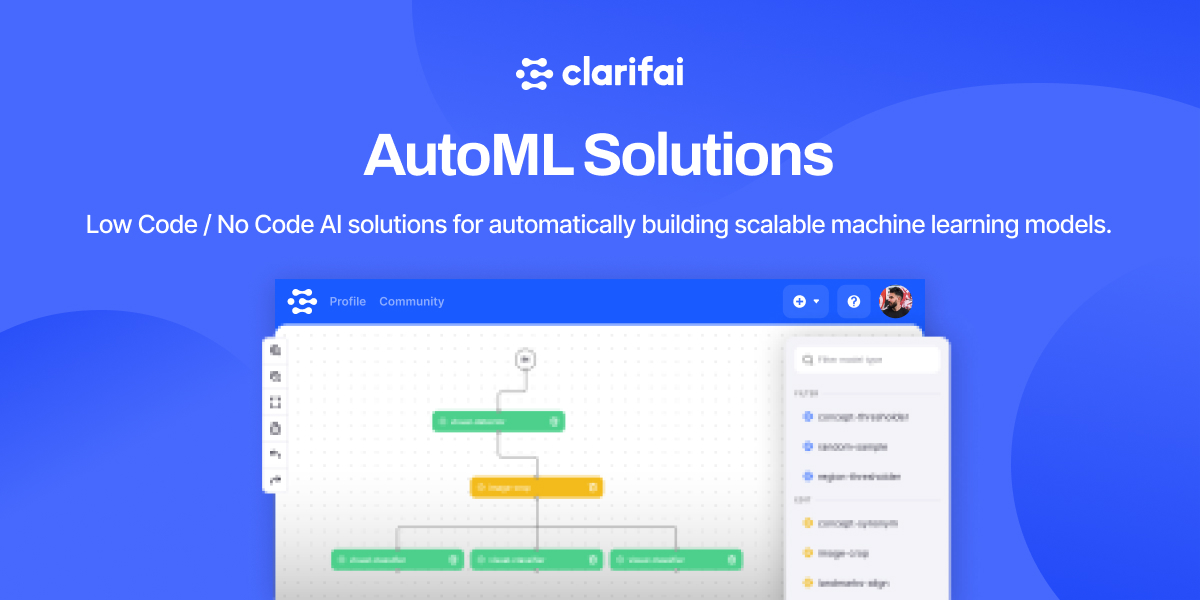 AutoML Services | Low Code/No Code Solutions For Training AI Models