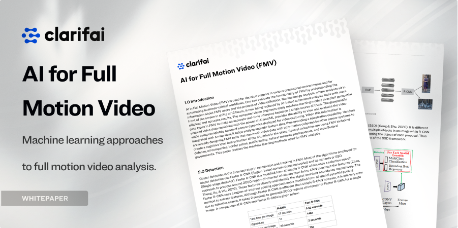 Whitepaper | Machine Learning Methods For Full Motion Video Analysis