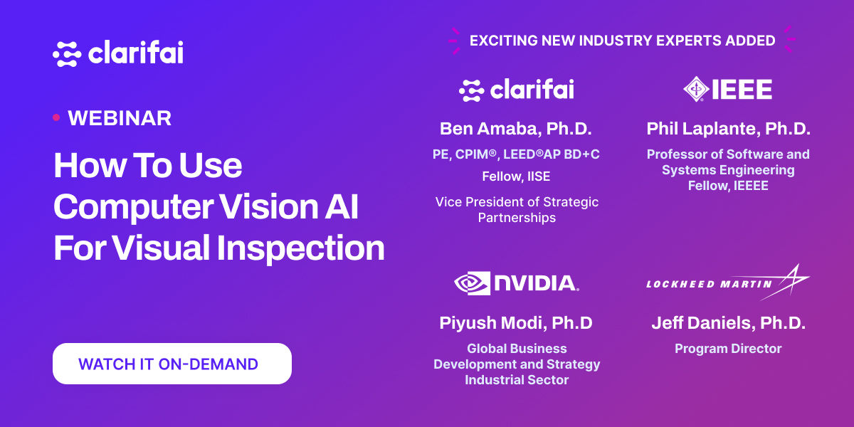 Webinar On-Demand | How To Improve Visual Inspection With AI